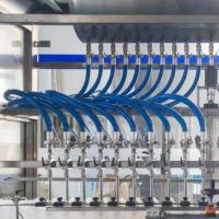 China 0.6mpa Disinfectant Production Line 50hz 1kw Multi Head Liquid Filling Machine for sale