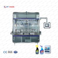 China Multi Head Disinfectant Glass Cleaner Dettol Foamy Liquid Chemail Product Bottle Filling Machine for sale