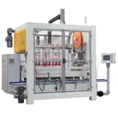 China 6-12 Bpm Automatic Carton Packer Pneumatic Cardboard Box Sealing Machine for sale