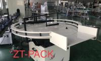 China 50hz PET Bottle Unscrambler Machine Rotary 40bpm Bottle Feed Table for sale