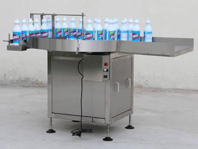 China Rotary 60 Bpm Automatic High Speed Bottle Unscrambler , 1.5kw Bottle And Can Recycling Machines for sale