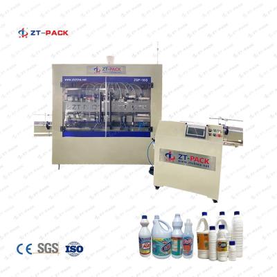 China 1500bph Toilet Cleaner Filling Machine 1.5kw 100ml Gravity Bottle Filler for sale