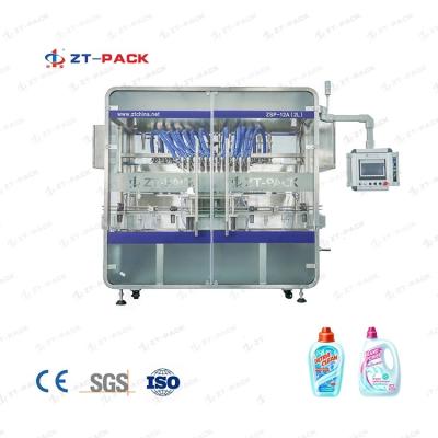 China Pneumatic Cleaner Filling Machine 800bph 4kw Automatic Liquid Filling Line for sale