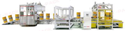 China Quantitative Linear Bottle Filling Machine 50-300l Pesticide Packing for sale