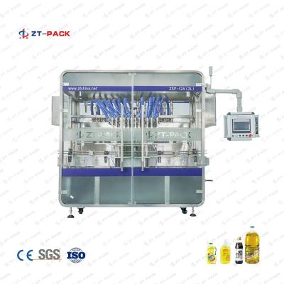China 2000bph Lubricant Filling Machine 1000bph 0.1l Servo Based Liquid Filling Machine for sale