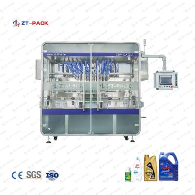 China 0.6-0.8mpa Lubricant Filling Machine 6 Nozzle 8000bph for sale