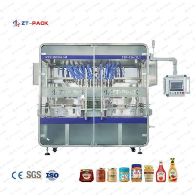 China 100ml-1000ml Sauce Paste Ketchup Jam Food Bottling Filling Machine for sale
