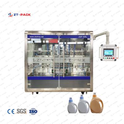 China 50-1000ml Fully Automatic Bottle Filling Machine 6 Nozzle Soap Laundry Detergent Filling Machine for sale
