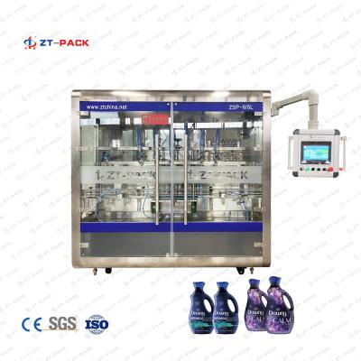 China 8 Head Automatic Liquid Filling Machinery Viscous Liquid Filler Power Gel Laundry Detergent Liquid Filling Line for sale