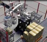 China PLC Robot Palletizer for sale