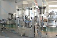 China Wine Bottle Cap Tightening Machine Olive Oil , Rotary Juice Bottle Cap Sealing Machine for sale