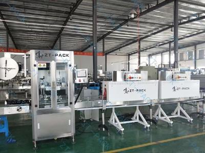 China Sauce Paste Shrink Sleeve Applicator Machine 6000bph Label Sticking Machine for sale