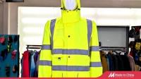 China Protective Workwear 2024 Hi Vis 300d Oxford Reflective Safety-Protective-Clothing Jacket for Workers for sale