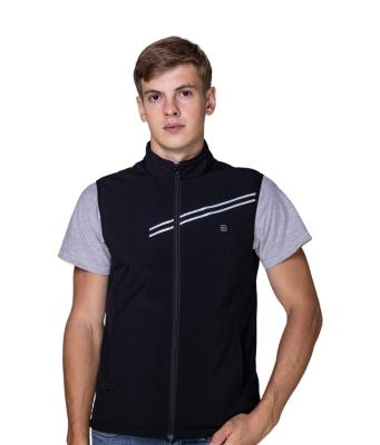 China Polar Fleece Surface Combined USB Carbon Fiber Heating Vest for Winter Outdoor Work for sale