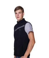 China Polar Fleece Surface Combined Carbon Fiber USB Heated Waistcoat for Outdoor Work for sale