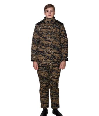 China Winter Heating Cotton Clothing with Fashionable Camouflage Design and Zipper Closure for sale