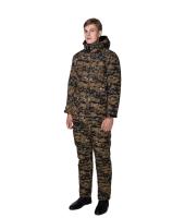 China Winter Hiking Trip Self Heating Cotton Suit with Discharge Printing and Cotton Liner for sale