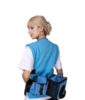 China Custom Logo Summer Cooling Vest for Outdoor Work Full Zip Mini Compressor Weaving Method for sale