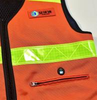 China Geological Exploration Water Circulation Cooling Vest Reflective Safety Vest Summer Cooling Air Conditioning Suit for sale