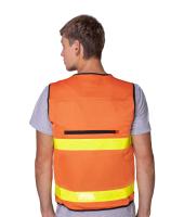 China Stay Cool and Visible with Our Safety Vest Featuring TPU Wear-resistant Mesh Fabric for sale