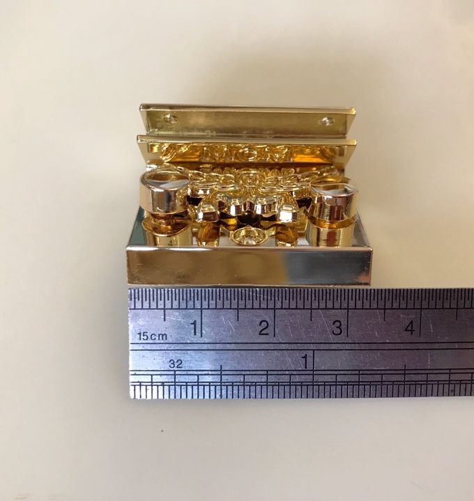 Ornament Metal Bag Twist Lock Purse Hardware Dustproof L8cm 5