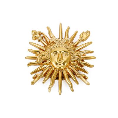 China The Sun Shape Lock Clutch Closure For Bag Locks Clip Clasp Handbag Lock Hardware for sale