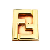 China “Two F”Shape Lock Handbag Lock Purse Catch Metal Hardware Fasteners For DIY Handbag Craft Making for sale