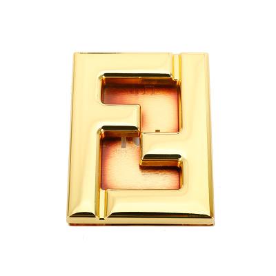 China “Two F”Shape Lock Handbag Lock Purse Catch Metal Hardware Fasteners For DIY Handbag Craft Making for sale