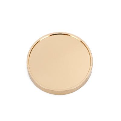 China Flat Circularity Shape Metal Handbag Lock Hardware Customized Color for sale