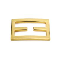 China Metal Rectangle Shape Handbag Lock Hardware Replacement Part for sale