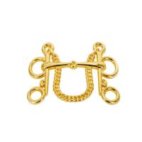 China Fashion Gold Metal Lock Accessories Handbag Lock Decoration Part for sale
