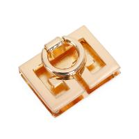 China Rose Gold Twist Locks Press Handbag Lock Hardware Easy To Install for sale