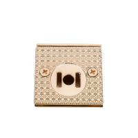 China Metal Bag Clasp Buckle Lock Handbag Decoration Press Lock Craft for sale