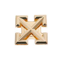 China Four Way Arrow Shape Handbag Lock Hardware Decorative Buckle Lock for sale