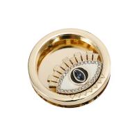 China Wink Eye Look Handbag Lock Light Gold Buckle Lock Purses Accessories for sale