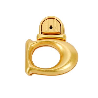 China DIY Handbag Purse Hardware Metal Wallet Lock Clasp Bag Press Lock Buckles for sale