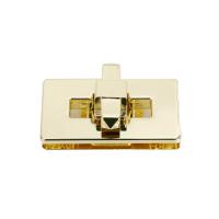 China Bright Gold Handbag Twist  Lock Metal Lock For Handbag Purse Wallet for sale