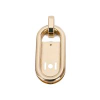 China Long Oval Ring Metal Bag Locks Handbag Hardware Accessories for sale