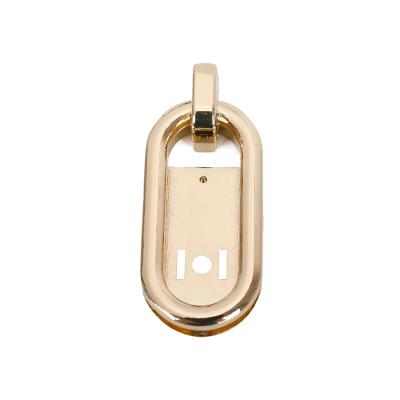 China Long Oval Ring Metal Bag Locks Handbag Hardware Accessories for sale