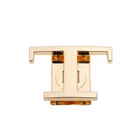 China Simple T Letter Handbag Lock For Handbags Wallets DIY Accessories for sale