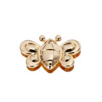 China Versatile Handbag Lock Hardware With Decorated Bee Shape Handbag Metal Lock for sale