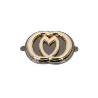 China 3.5cm Handbag Metal Tags Engrave Concave Label Plates for sale