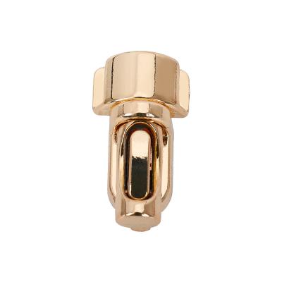 China 3.4cm Handbag Lock Hardware Clasp Push Bag Metal Purse Snap Lock for sale