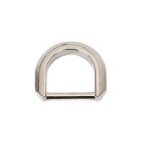 China D Ring Buckle Handbag Rings Hardware Silver Color Customized for sale