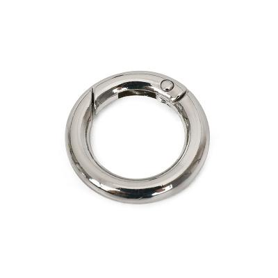 China Reusable Handbag Rings Hardware Round Ring Purse Strap Loop Clasp Hook Buckle for sale