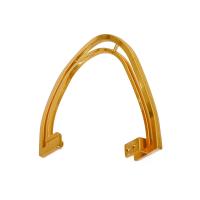 China Double E Twist Big Metal Bag Handles Decoration Handbag Handles Hardware for sale