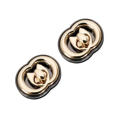 China 20cm Handbag Lock Hardware Metal Purse Turn Twist Lock Accessory for sale
