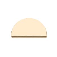 China Half Round Metal Bag Lock Light Gold For Underarm Backpack Shoulder Bag for sale