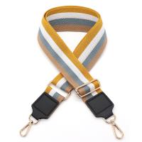 China Adjustable Tearproof Metal Bag Handles Polyester Wide Shoulder Strap ODM for sale