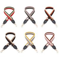 China Adjustable Tearproof Metal Bag Handles Polyester Wide Shoulder Strap ODM for sale